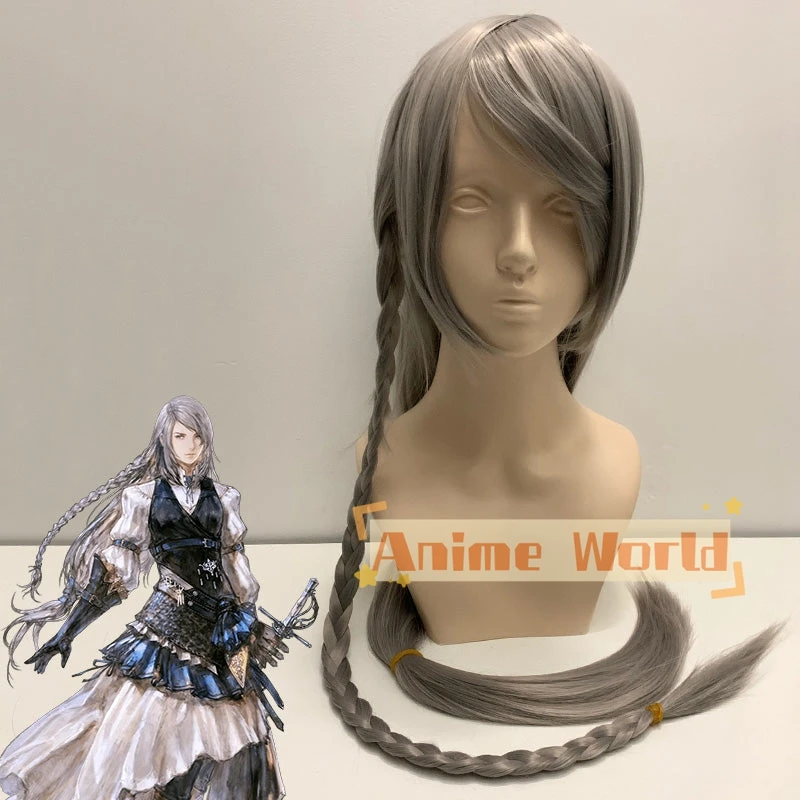 Final Fantasy XVI FF16 Jill Warrick Cosplay Wig Halloween Synthetic ...