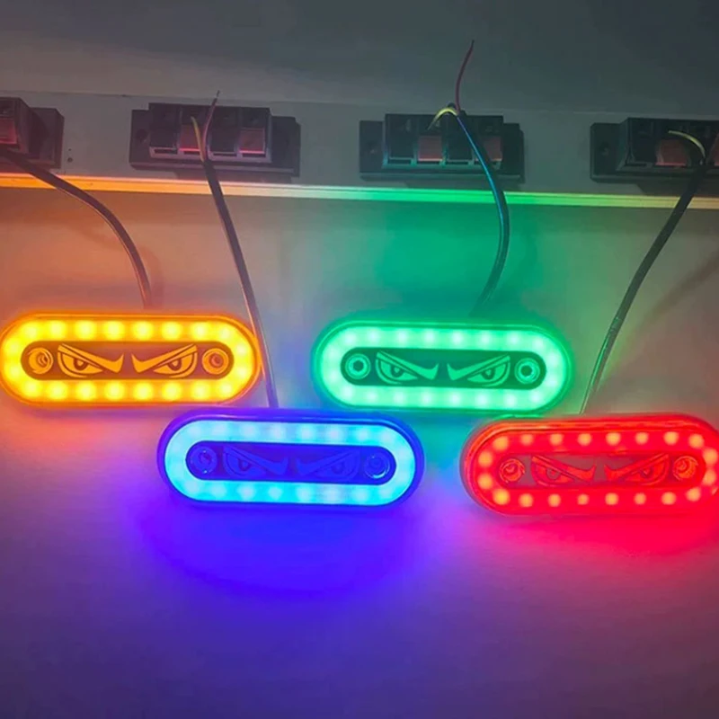 High Visibility 12V/24V LED Side Markers Flashing And Constant Light ...