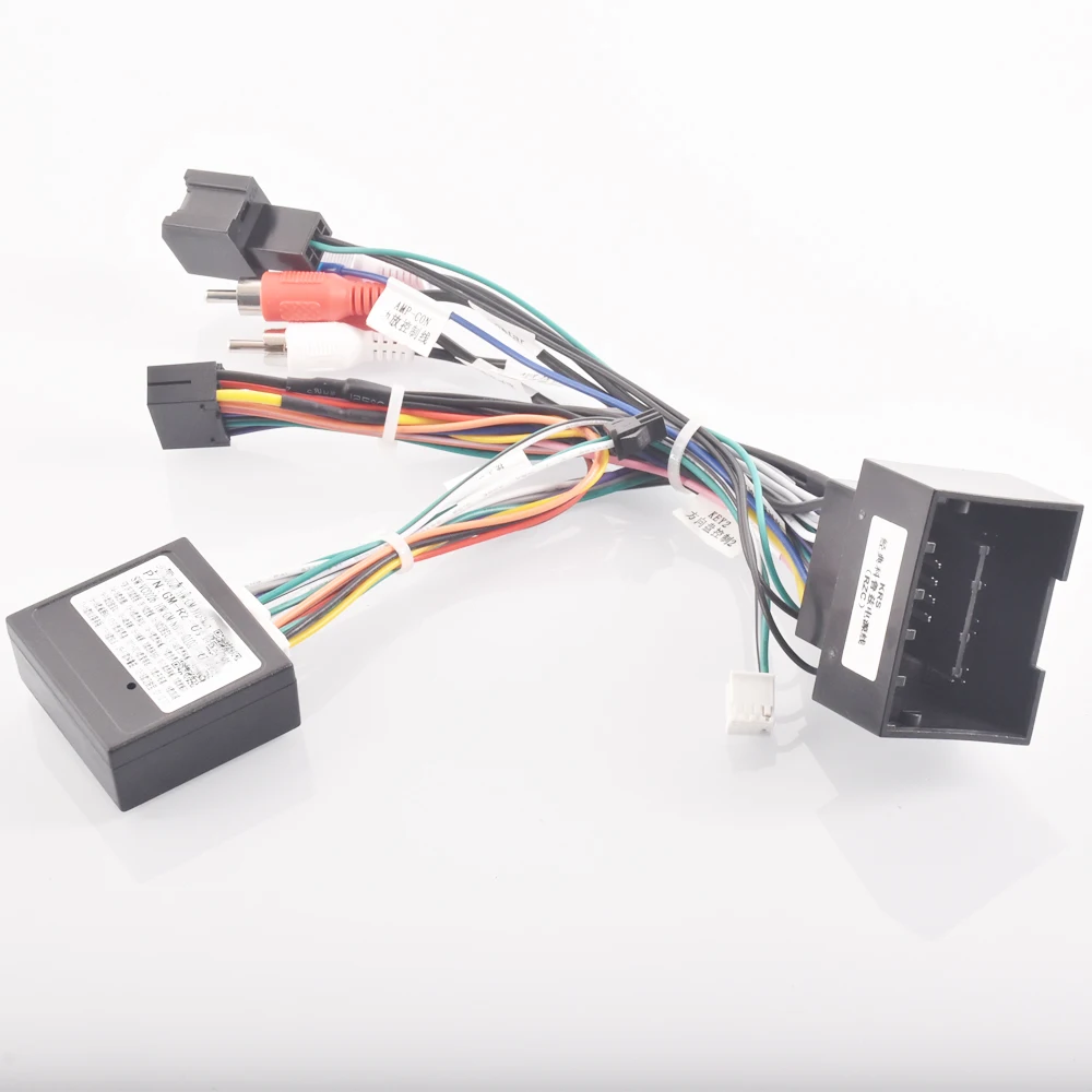 Car Radio Stereo Wiring Harness Cable Adapter Android 16pin For for ...