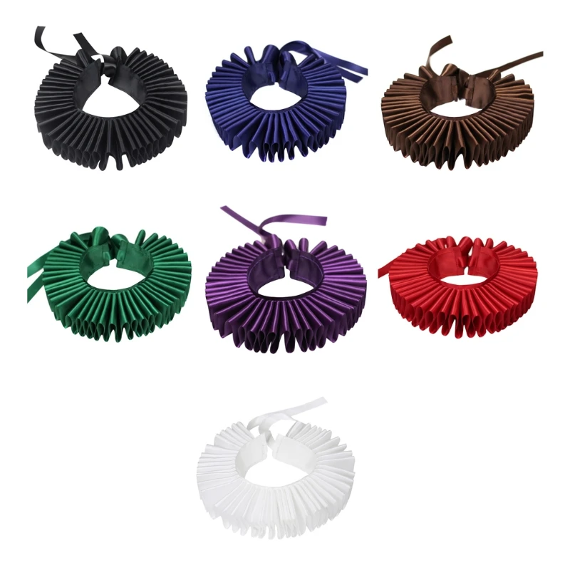 Victoriano-isabelino-cuello-con-volantes-sat-n-sedoso-payaso-Cosplay ...