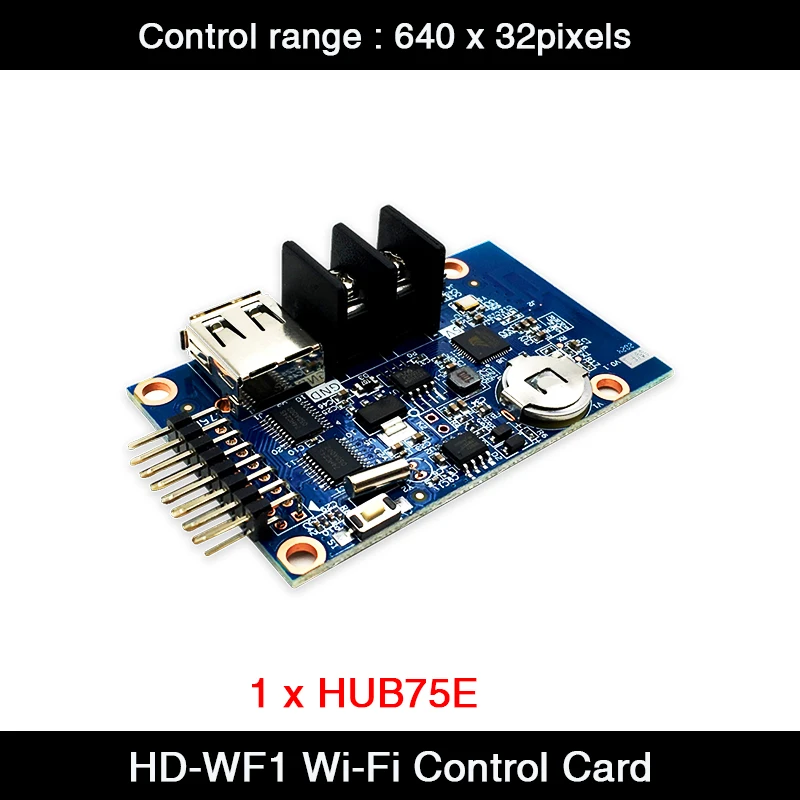 HD-WF1-640-32Pixels-1-HUB75E-Ports-Single-Dual-Color-Small-LED-Display ...