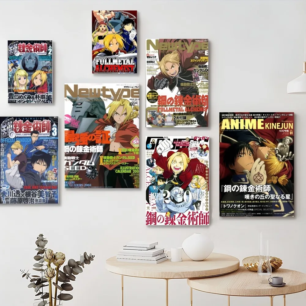 Japan-Adventure-Action-Anime-Fullmetal-Alchemist-Poster-Self-adhesive ...