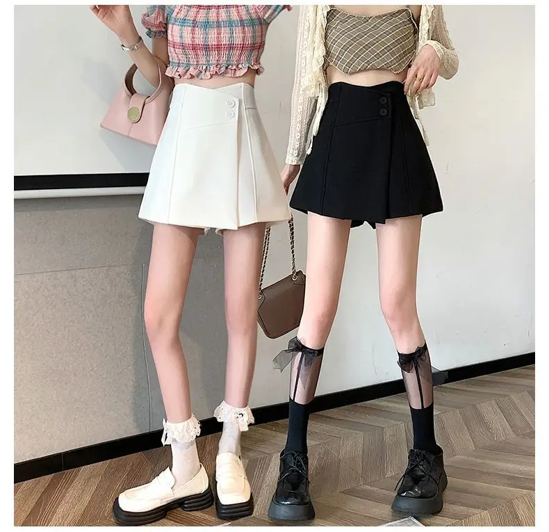 Shorts-Women-Novelty-Trendy-Solid-Kpop-Dance-Wear-Empire-All-match-Hot ...