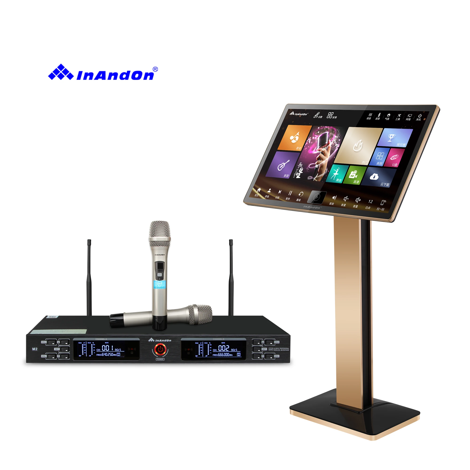 21-5-2T-CV-96-Home-Party-Karaoke-system-machine-With-Microphone-Home ...
