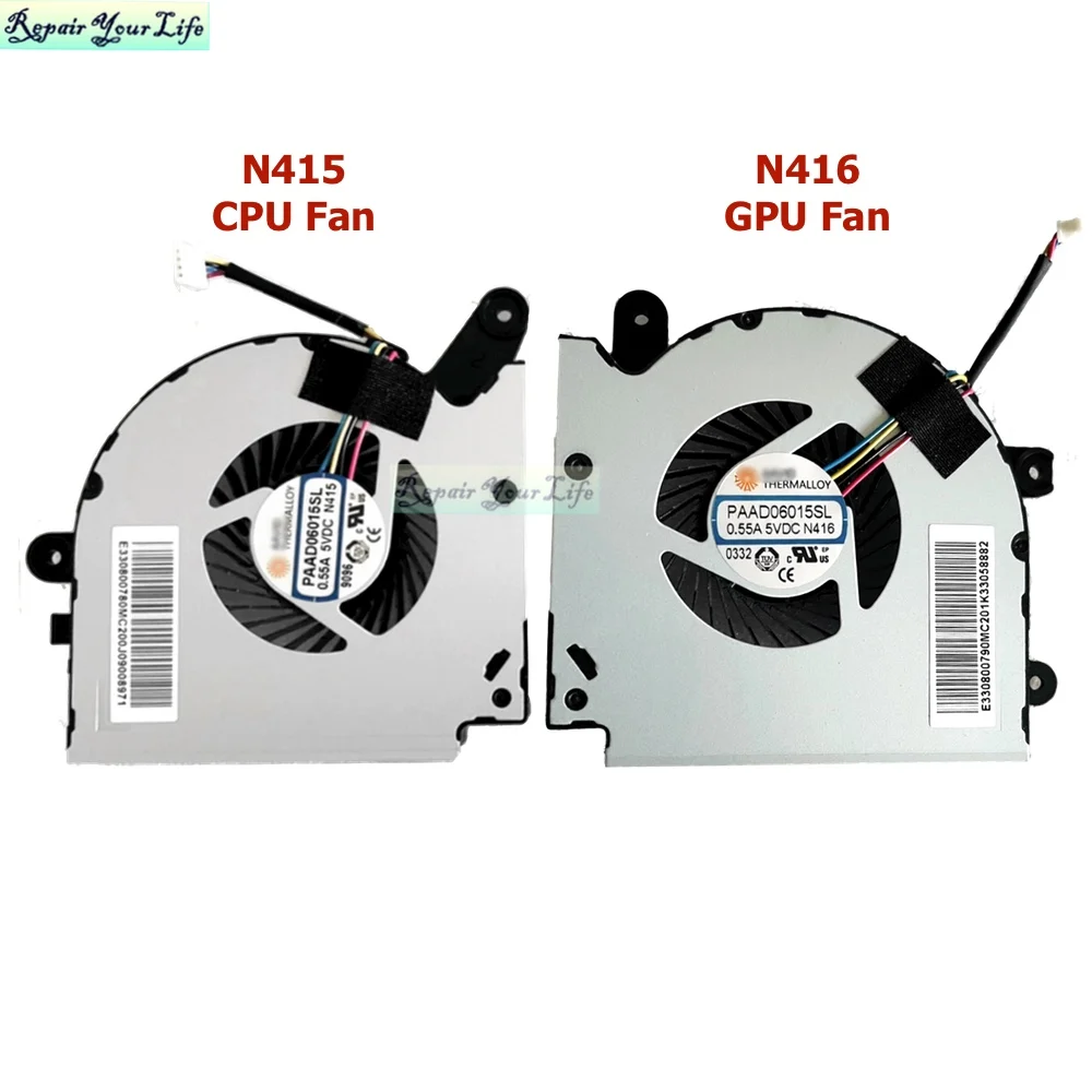 Laptop-CPU-GPU-Cooling-Fan-Cooler-for-MSI-Creator-17M-A9SD-MS-17F3-A9SE ...