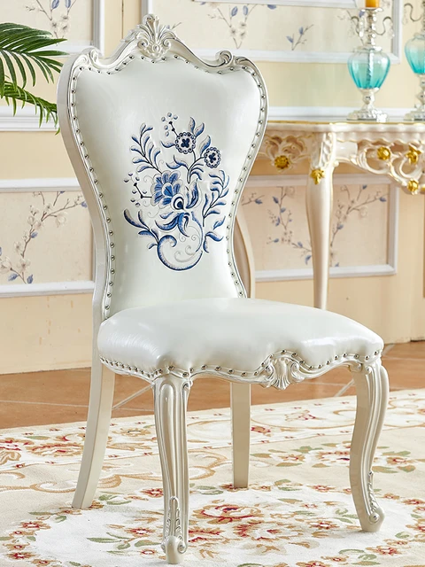 White Victorian Chair