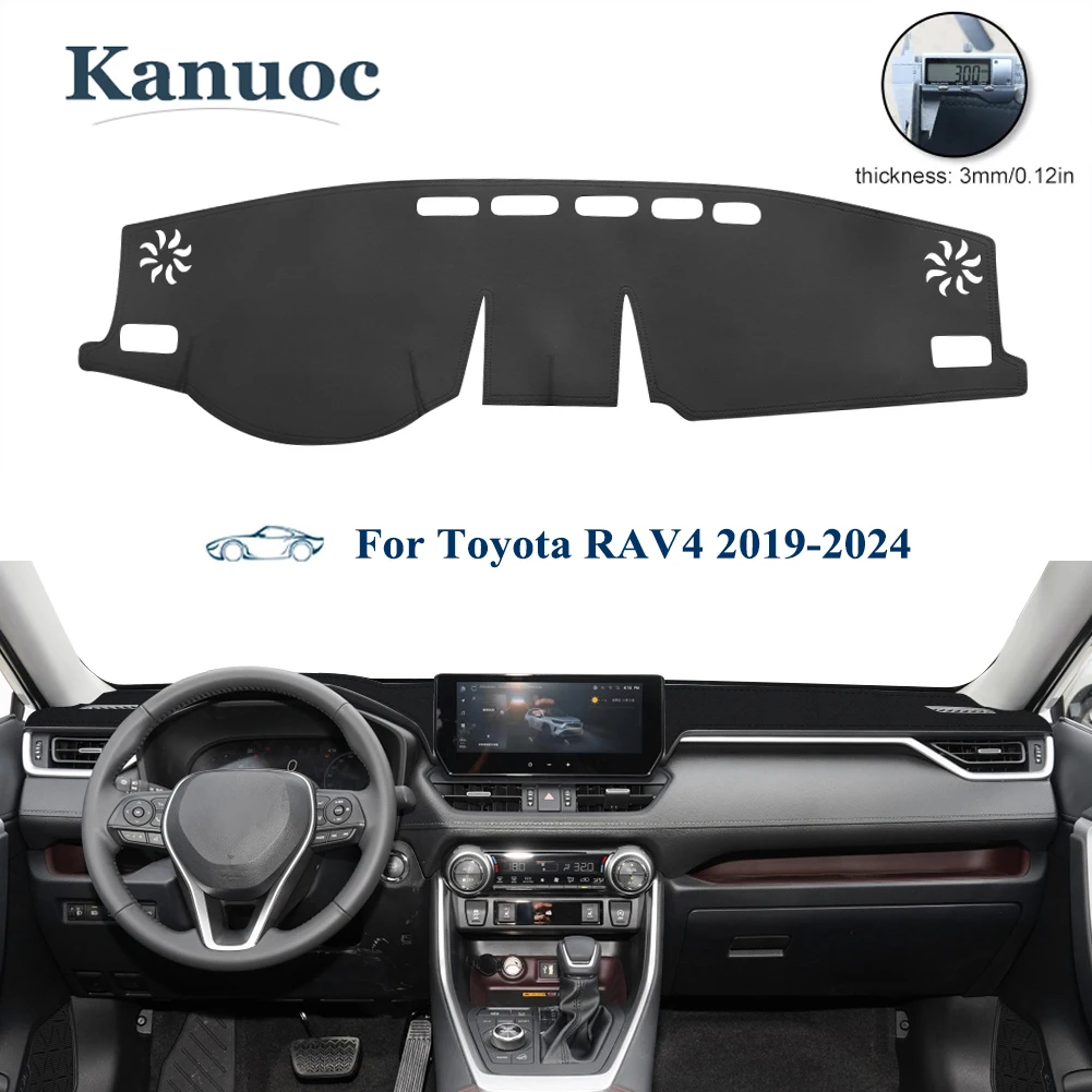 LHD 1Pcs For Toyota RAV4 2019 2020 2021 2022 2023 2024 Leather Car ...
