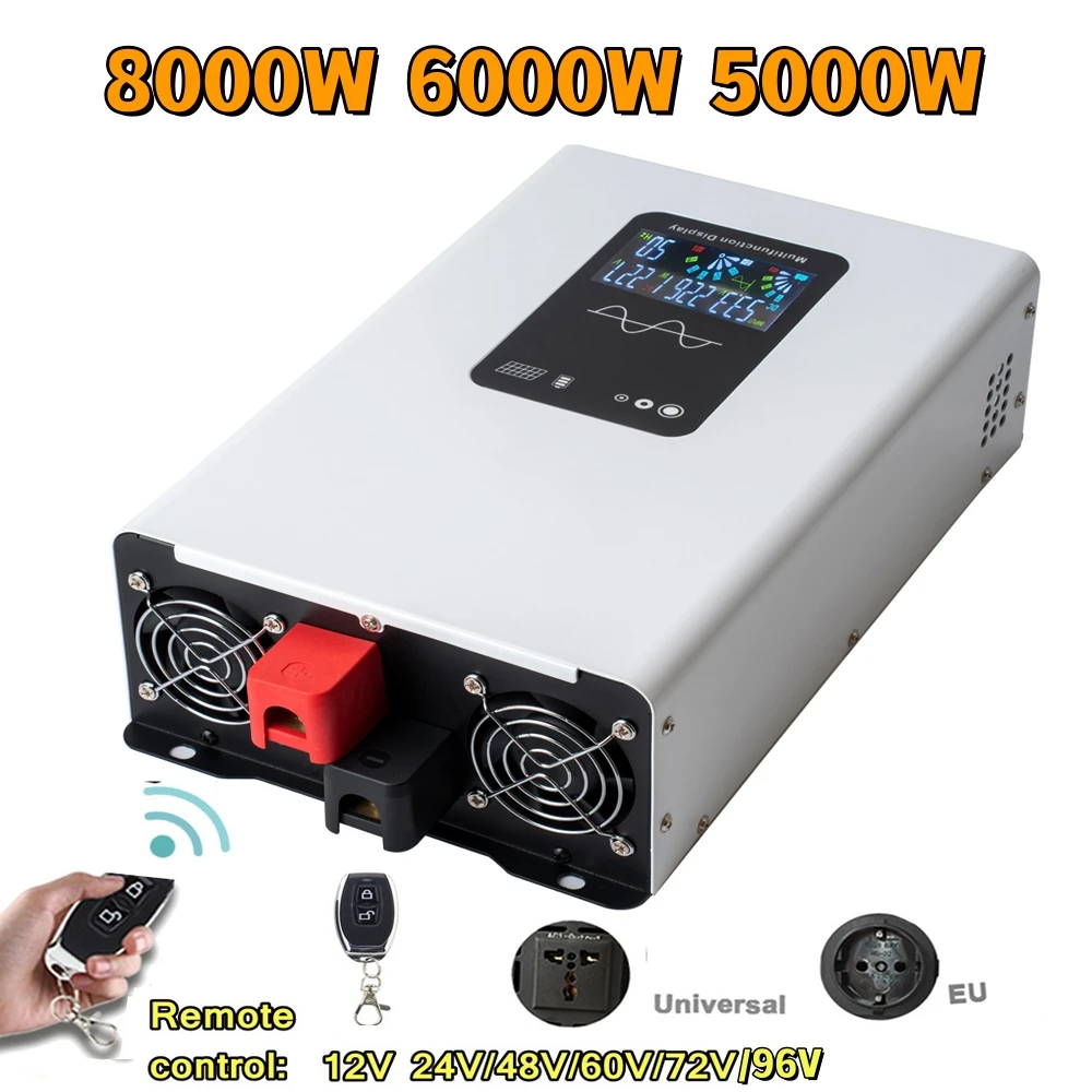 5000W-6000W-7000W-Pure-Sine-Wave-Inverter-12v-220v-Power-12V-24V-48V ...