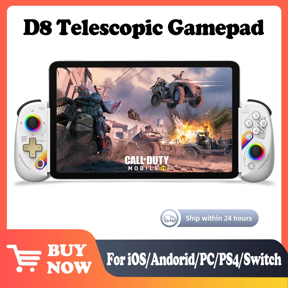 2024-BSP-D8-Telescopic-Mobile-Phone-Gamepad-Controller-Bluetooth ...