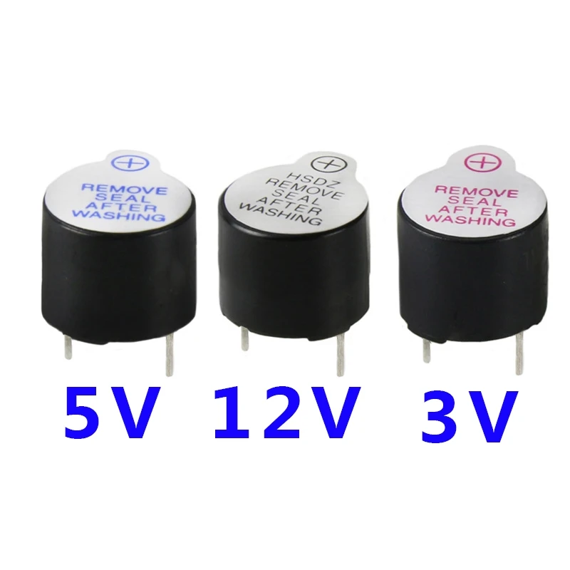 10個のアクティブブザー3v/5v/12v/16R TMB12A03 TMB12A05 TMB12A12磁気ロング連続ビープ音12095 12 ...