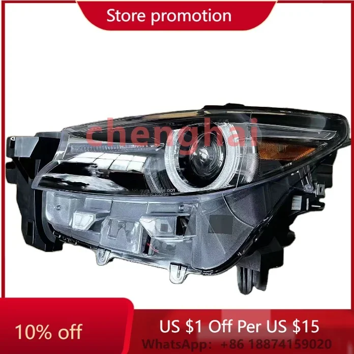 Car-Body-Kit-Head-Lamp-Headlight-LED-for-Mazda-CX-9-CX9-2019-2020-2022 ...