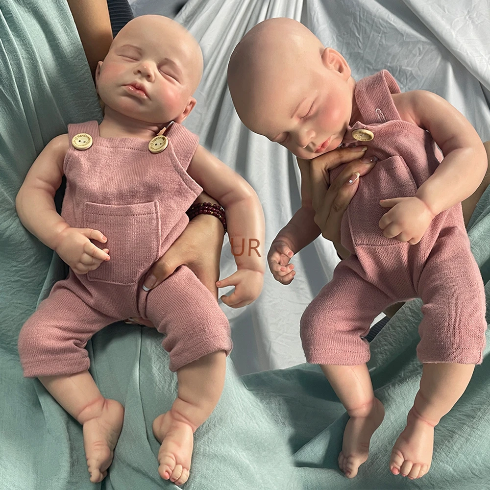 20-Whole-Body-Silicone-Reborn-Baby-Girl-Weighted-6-8lb-Flexible-Newborn ...