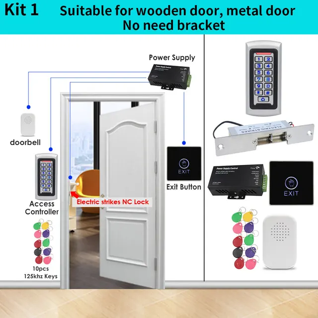 RFID Access Control System Set security protection Electronic Gate ...