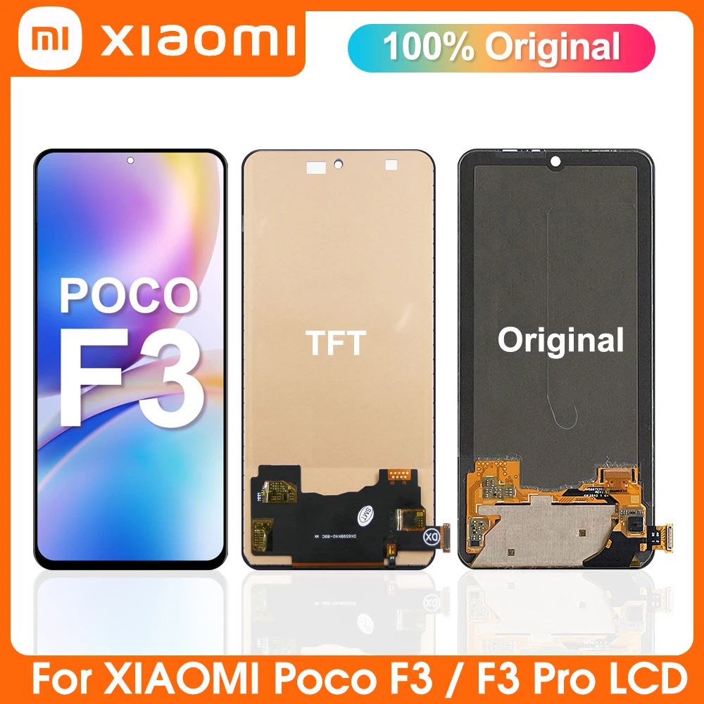 Xiaomi Display LCD de POCO F3, Quadro de Tela de Toque, Reparo de M2012K11AG, 6,67 ...