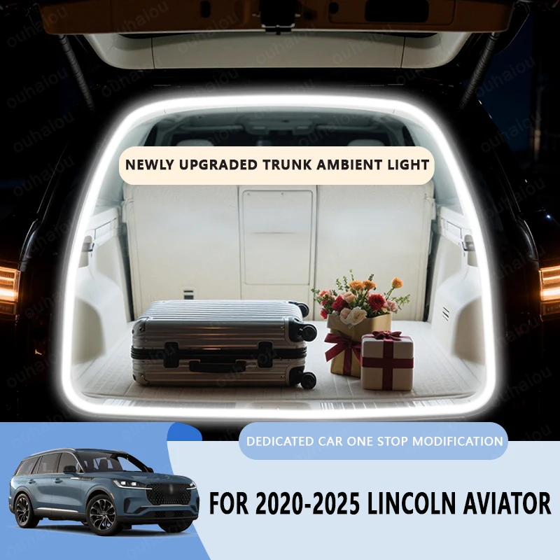 For 2020-2025 LINCOLN Aviator trunk light modification light Atmosphere ...