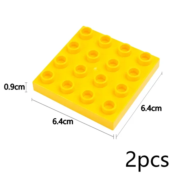 Double Sided Plate Creative Large Particle Double Floors Building Block ...