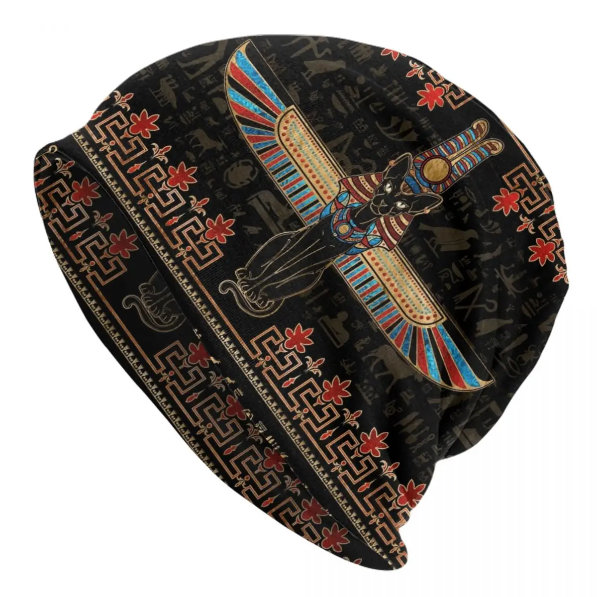 Ancient-Egypt-Egyptian-Bastet-Cat-Skullies-Beanies-Caps-Streetwear ...