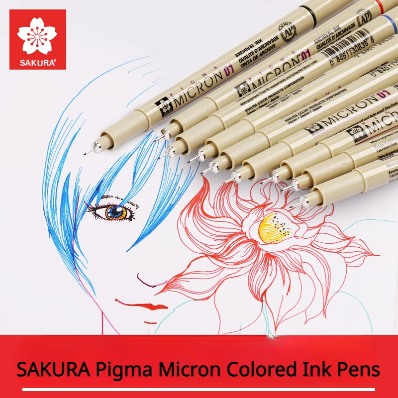 SAKURA-Pigma-Micron-Fineliner-Juego-de-bol-grafos-de-tinta-de-colores ...