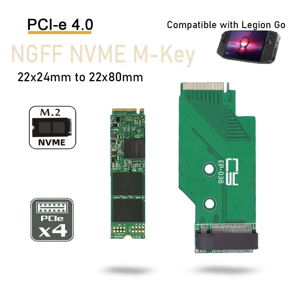For Lenovo Legion Go Handheld Adapter Card Modification Male To Female ...