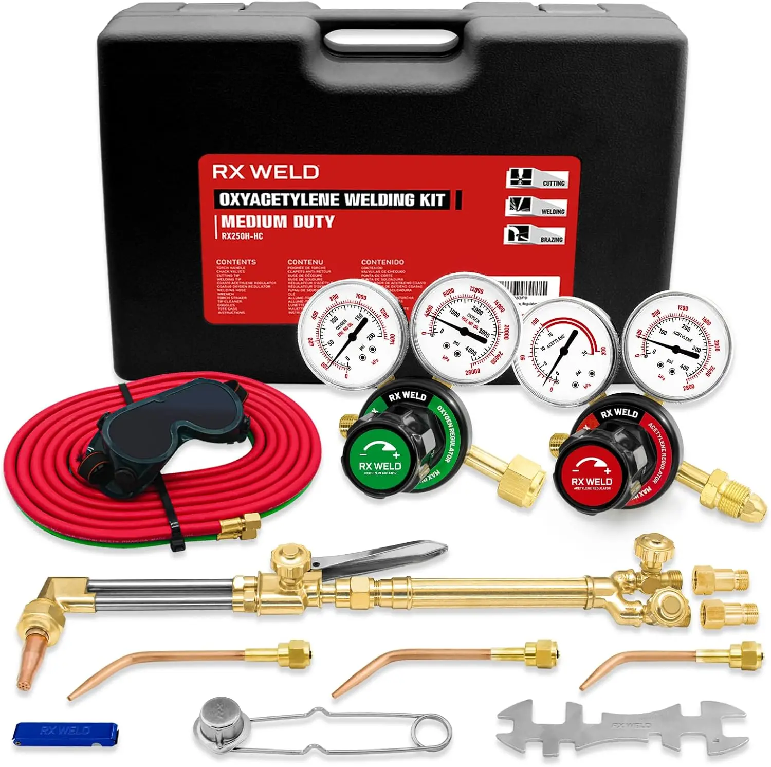 Victor Oxyacetylene Welding And Cutting Kits Portable Oxygen Acetylene ...