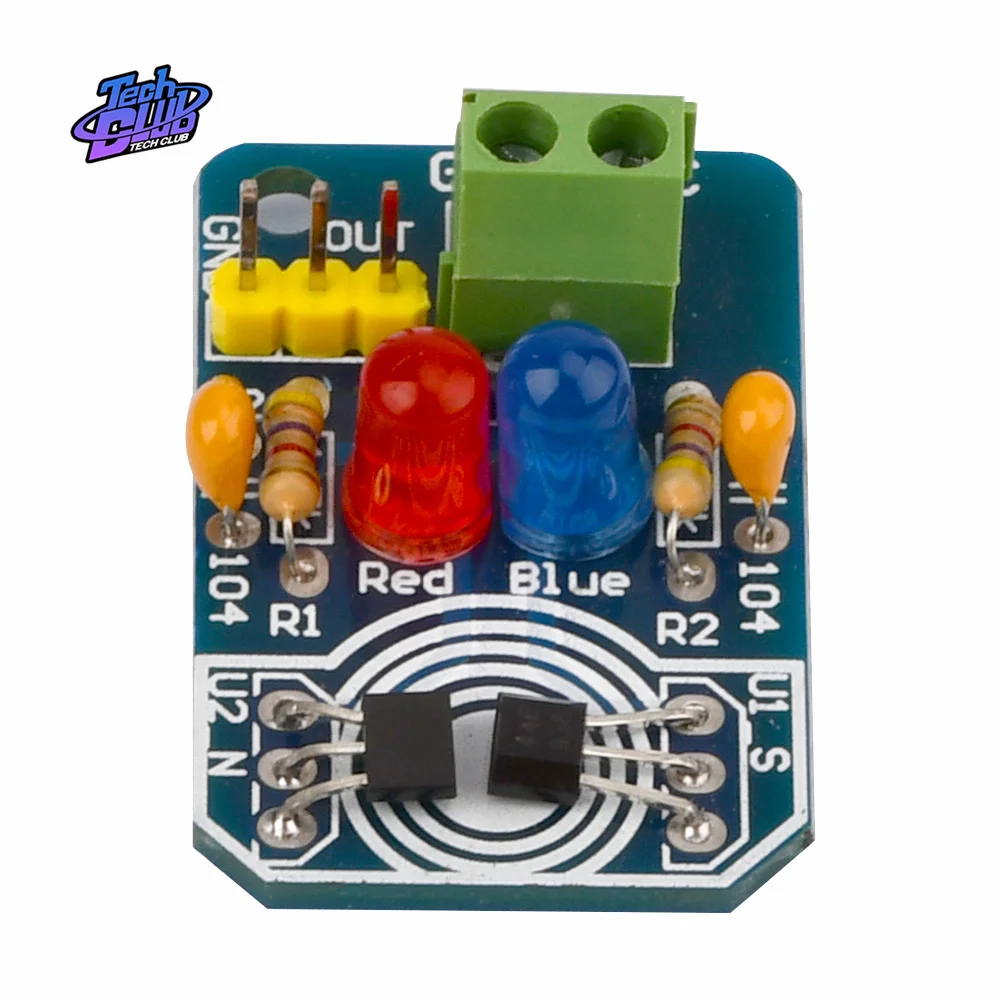 Hall-Magnetic-Induction-Sensor-Magnetic-Detection-Pole-Resolver-North ...