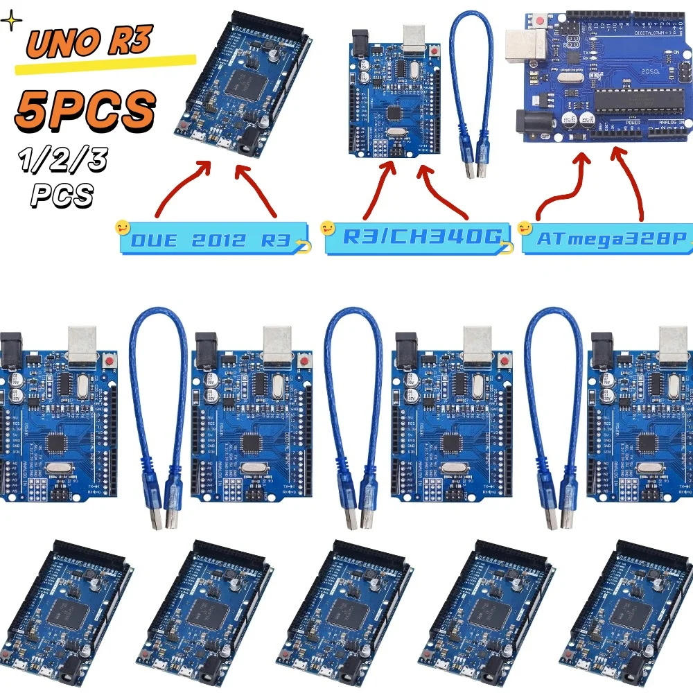 Placa-de-desarrollo-UNO-R3-de-1-5-piezas-DUE-2012-ATmega328P-CH340G ...