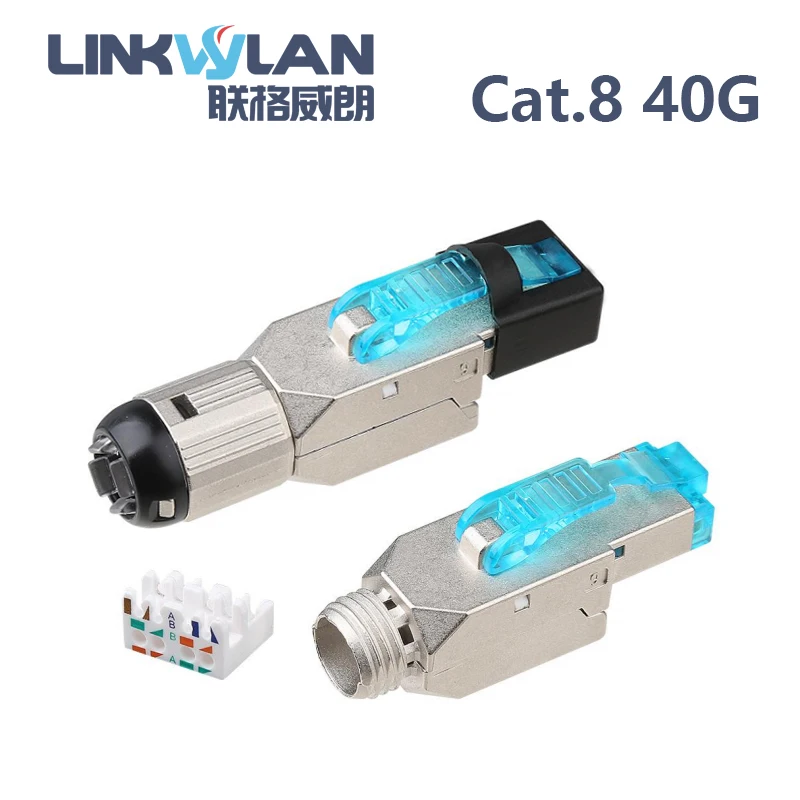 Linkwylan-enchufe-Modular-Cat8-Conector-de-Cable-de-terminaci-n-r-pida ...