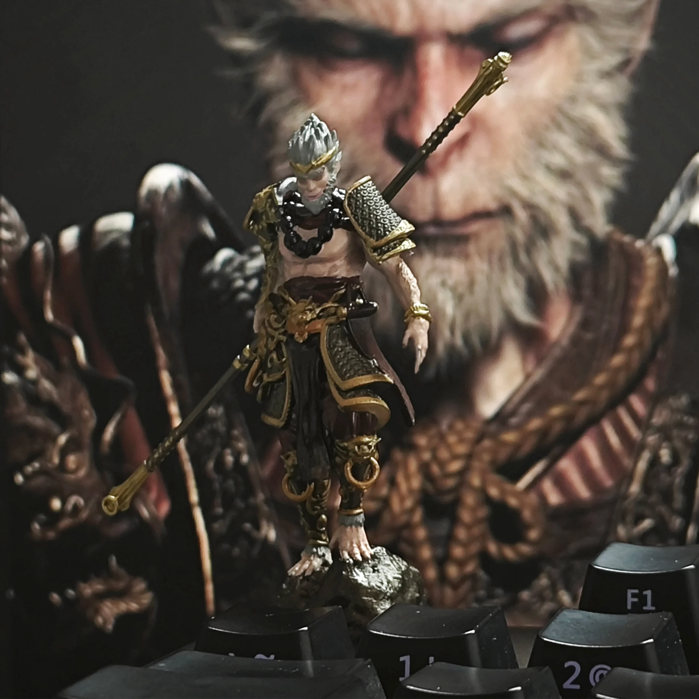 Black-Myth-Wukong-Game-Keycap-Custom-3D-Resin-Esc-Point-Key-Caps ...