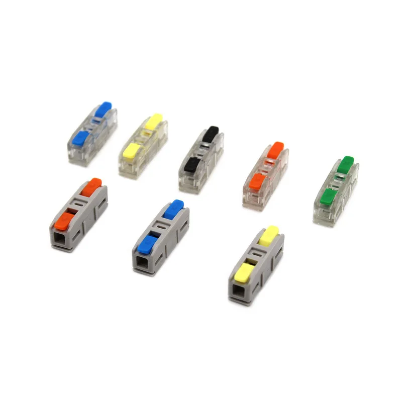 Mini Wire Electrical Connector 1 2 3 Pin Splicing Terminal Blocks Led ...
