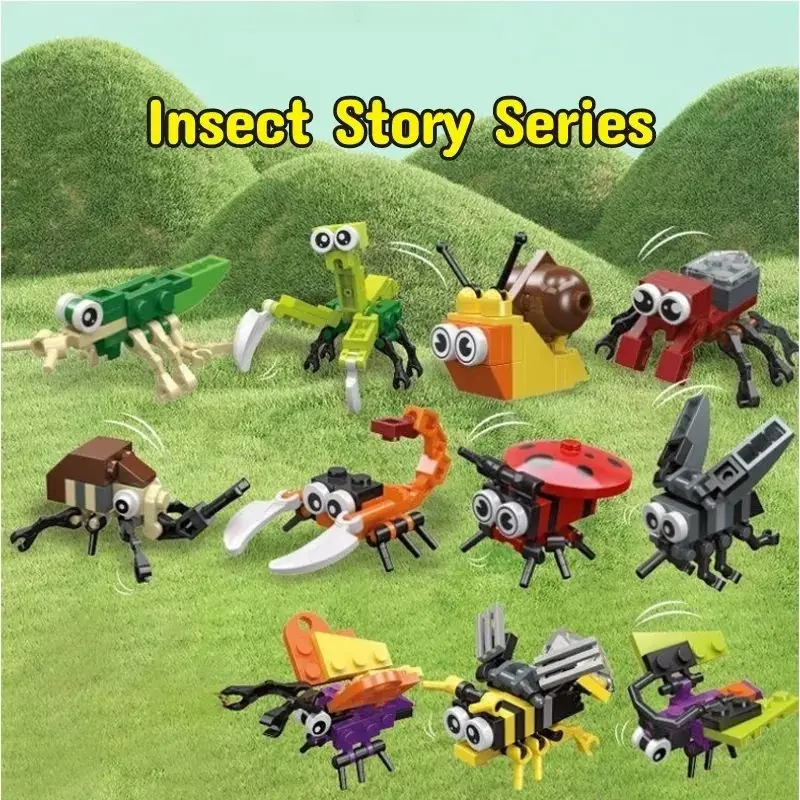 1Pc-Mini-Insects-Animal-Products-Kids-Building-Blocks-Toy-Mosquito ...