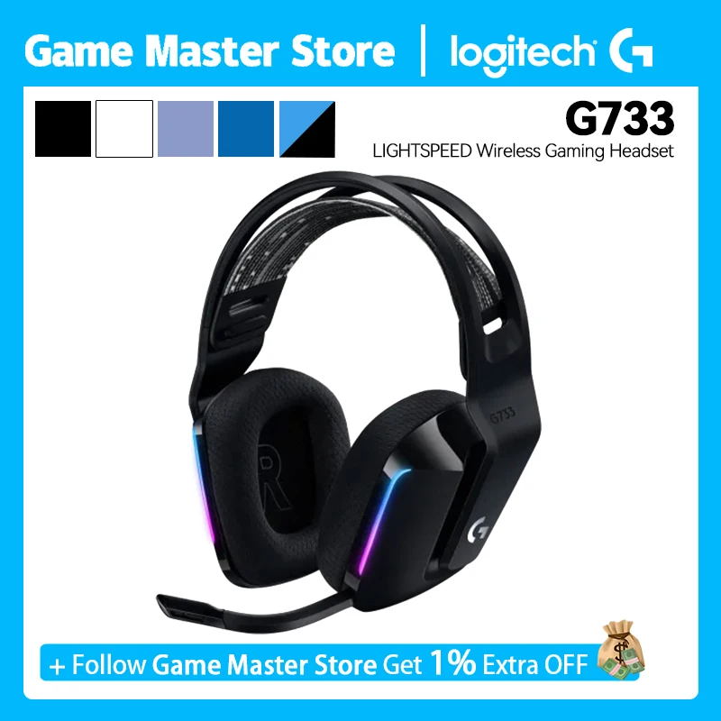 Logitech-G733-7-1-Surround-Sound-Wireless-Headset-Gamer-G733-logitech ...