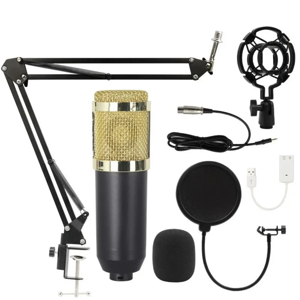 BM800 Condenser Microphone Kit Computer Sound Card Mobile Phone Audio ...