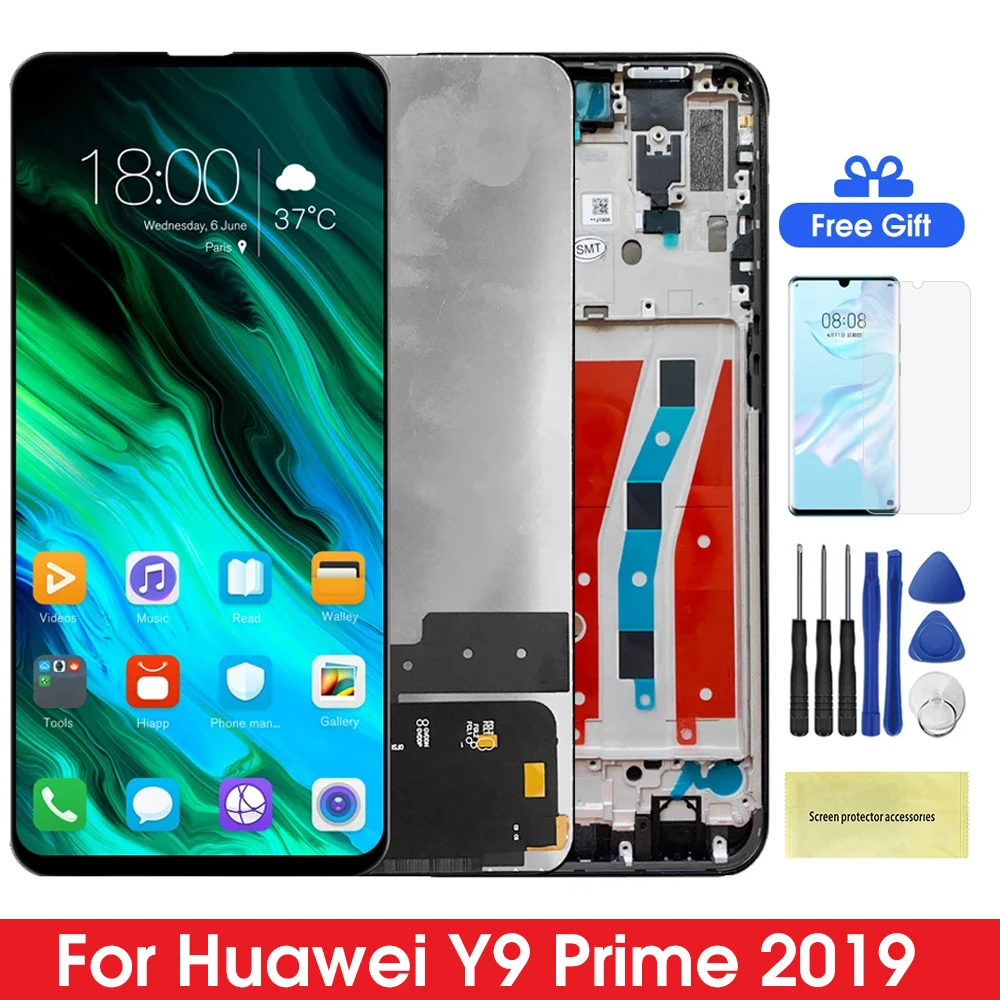 6.59'' Display for Huawei Y9 Prime 2019 STK-L21 Lcd Display Touch ...