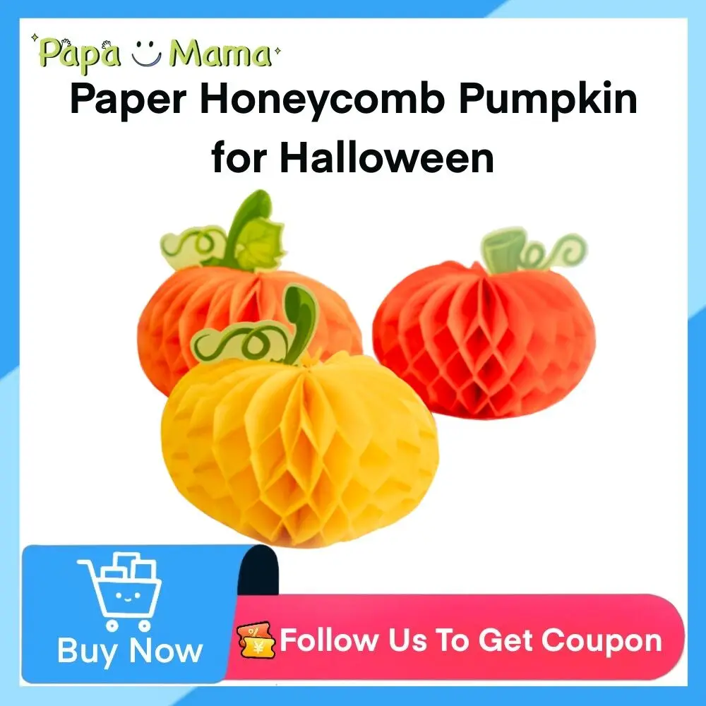 Halloween Prop Toy Honeycomb-shaped Pumpkin Ball Designed for Halloween ...