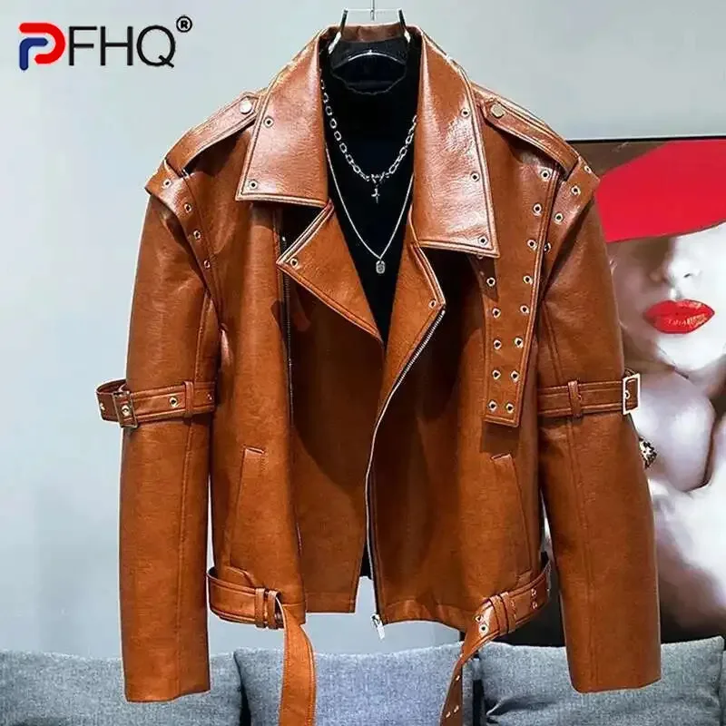PFHQ Fashion Loose Versatile Irregular Deconstruction Design Men Jacket ...