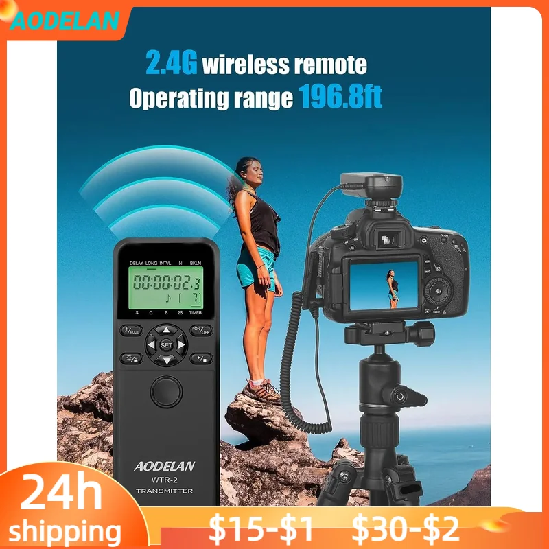 Draadloze-WTR-2-Camera-Timer-Sluiter-Timelapse-Intervalometer ...