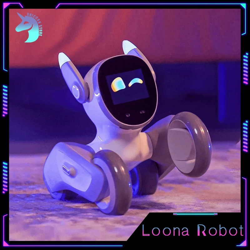 LOONA-Smart-Robot-Dog-Intelligent-Emopet-Robots-Accompany-Voice-Machine-Compatible-Game-Monitor ...