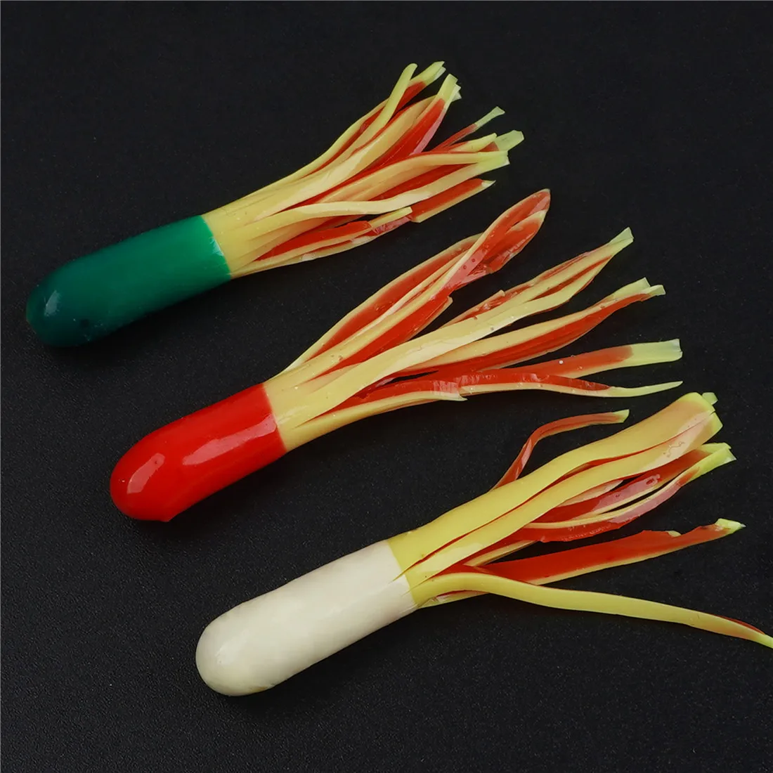 100-200Pcs-Tube-Fishing-Bait-Tube-Jig-Heads-Panfish-Crappie-jig-Skirts ...