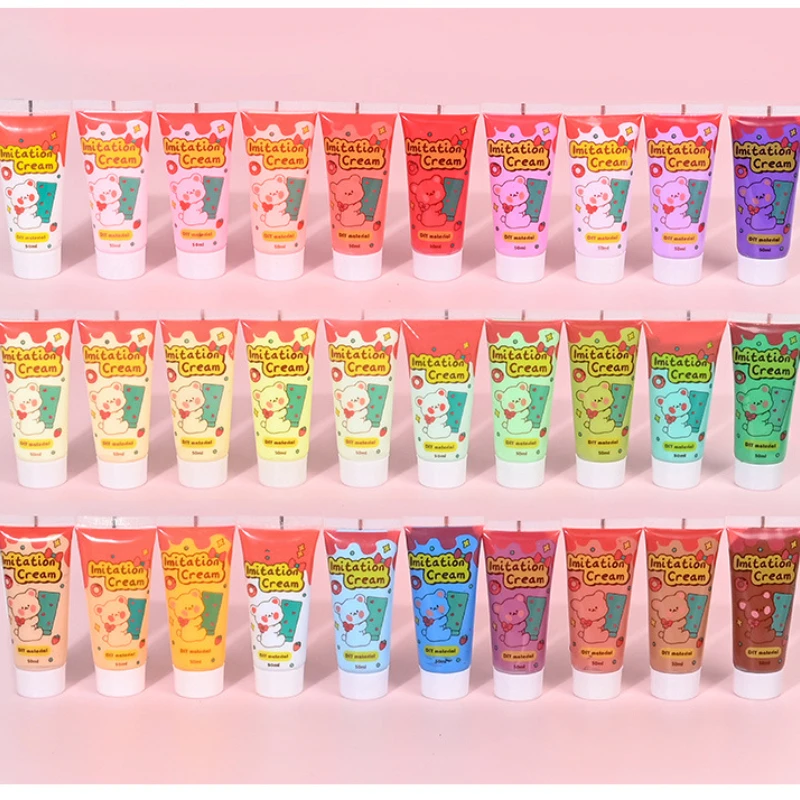 10-12-24-Color-Simulation-Cream-Glue-50g-Handmade-DIY-Material-Cream ...