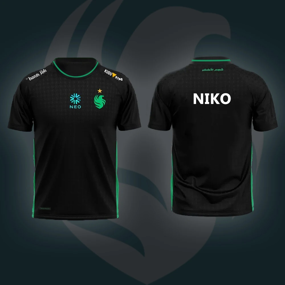 Counter-Strike 2 Team Falcons футболка из полиэстера | AliExpress