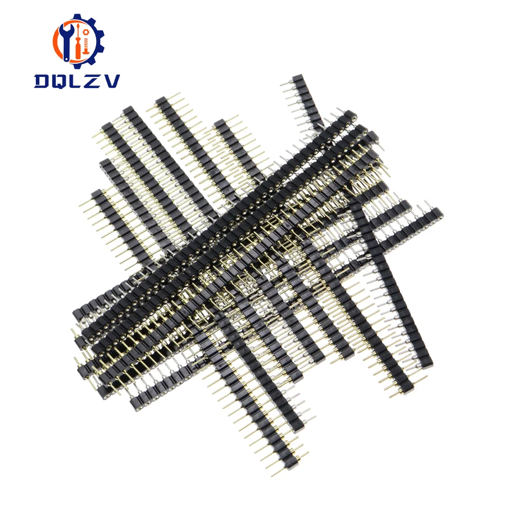 5PCS-1-40Pin-2-54MM-Pitch-Single-Row-Female-Male-SMD-Straight-Needle ...