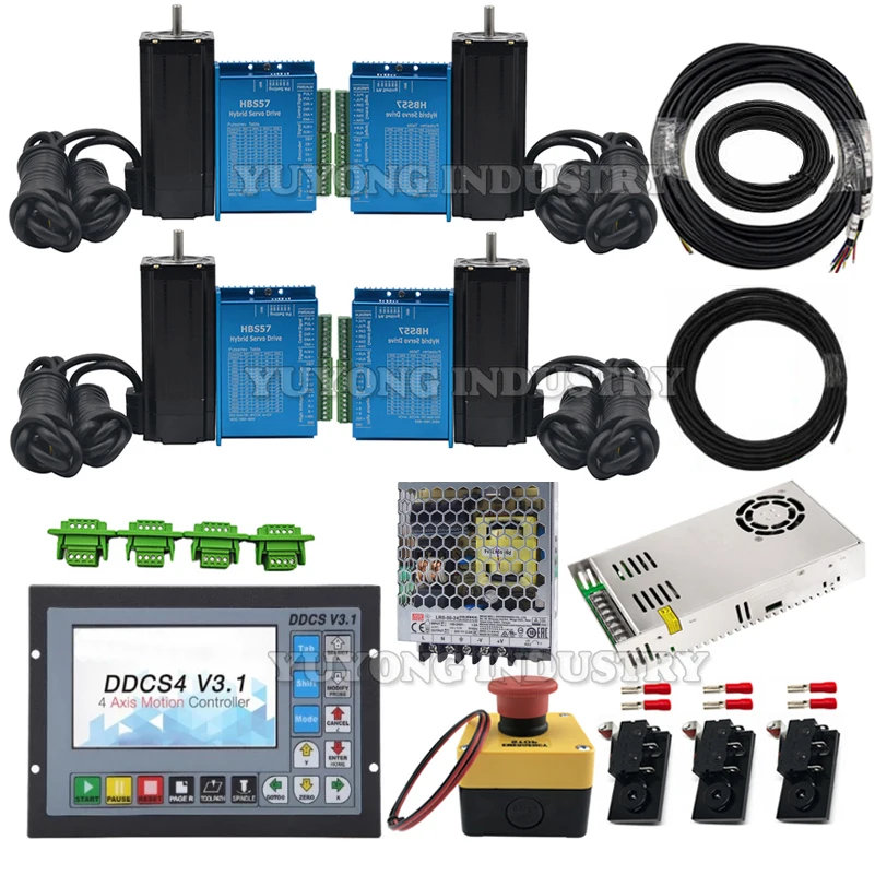 Ddcs4 V3.1 Off-line Controller Bundle With 3.6n.m Closed Loop Stepper ...