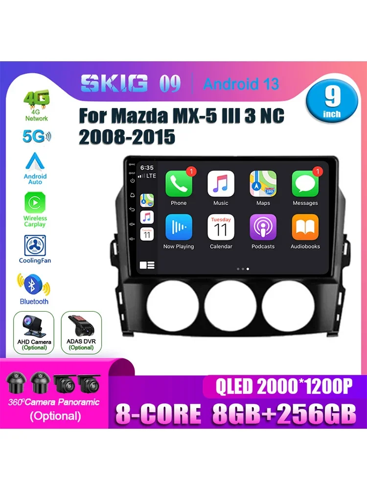 Car-Radio-For-Mazda-MX-5-III-3-NC-2008-2015-Auto-Carplay-Android-13 ...