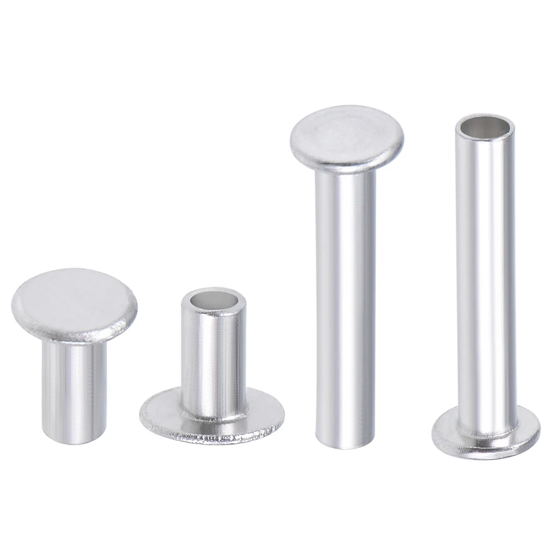 100Pcs-M2-M2-5-M3-M4-M5-M6-Aluminum-Thin-Flat-Head-Punch-Semi-Hollow ...