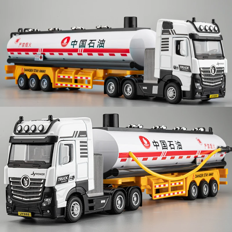 1-50-Alloy-Oil-Tank-Truck-Model-Diecast-Metal-Gasoline-Petroleum ...
