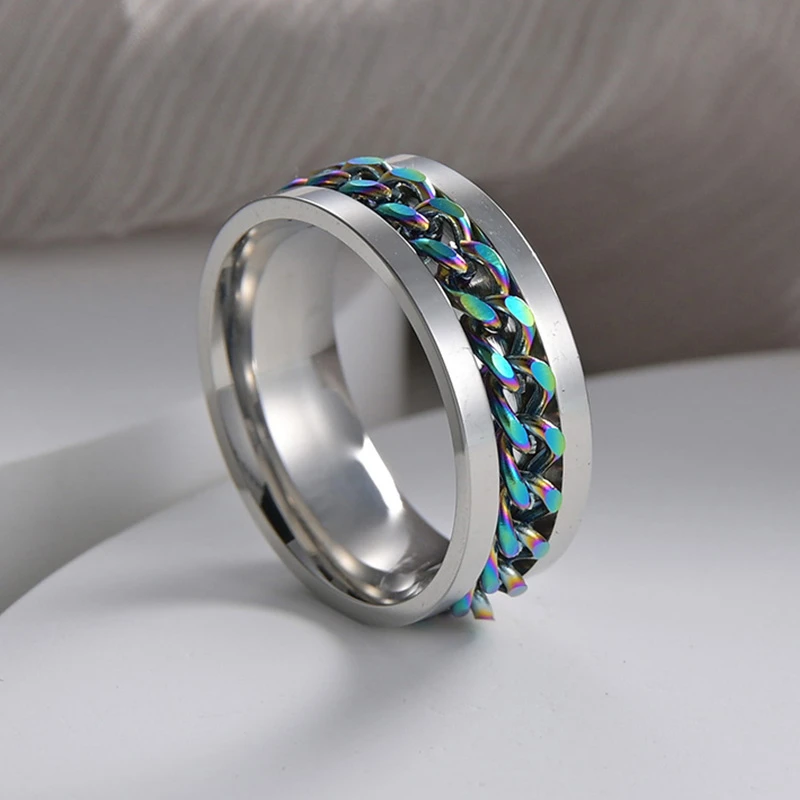 Stainless Steel Rotable Rings | Stainless Steel Spinner Chain ...