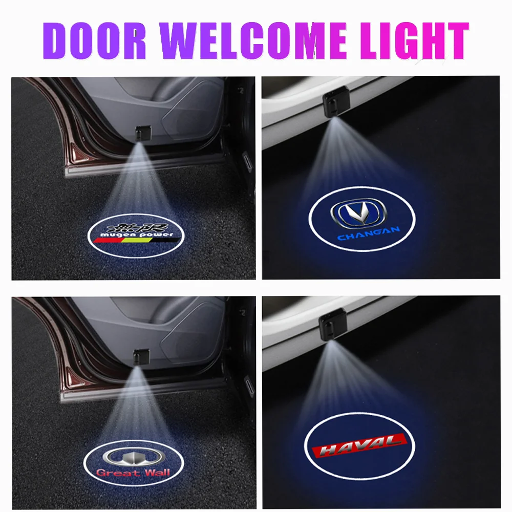 Auto-Styling-LED-Welcome-Light-Car-Door-HD-Welcome-Lamp-Accessories-For ...