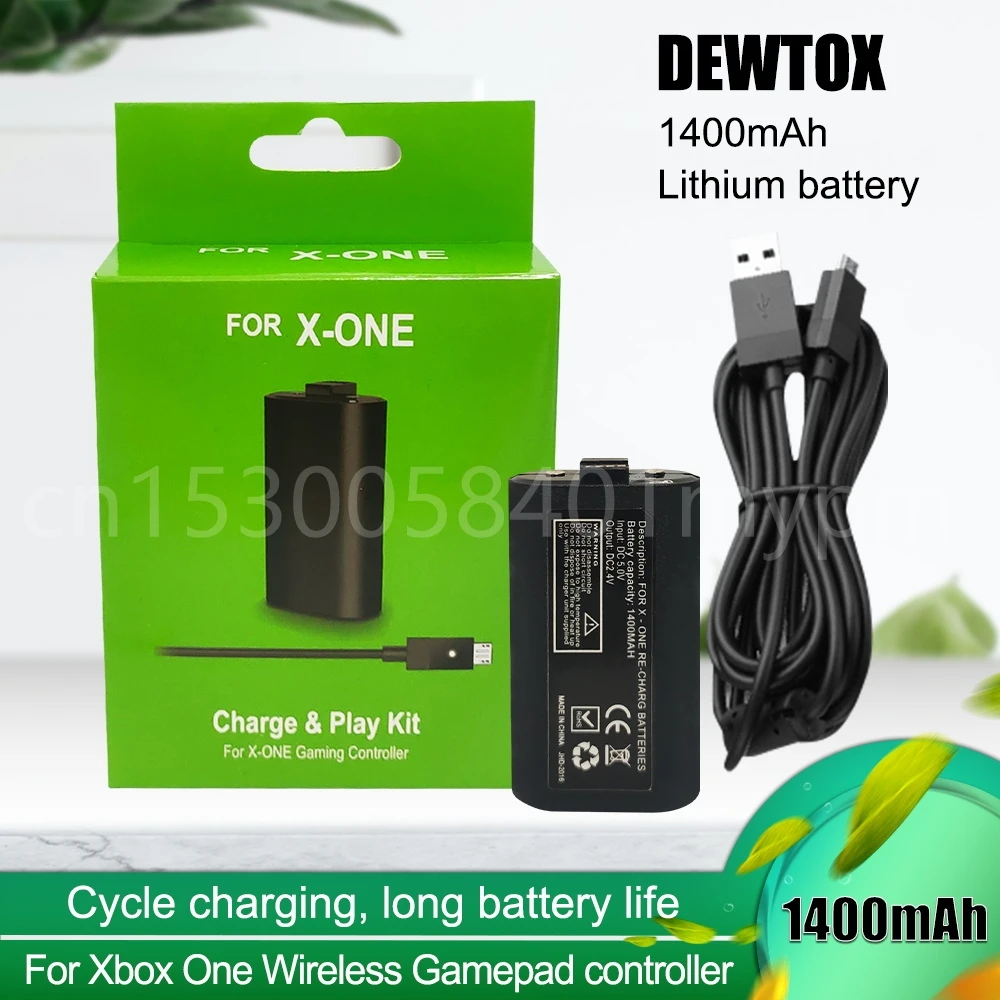 Rechargeable Battery Pack for Microsoft Xbox One Wireless Controller for XBOX ONES/X Gamepad ...