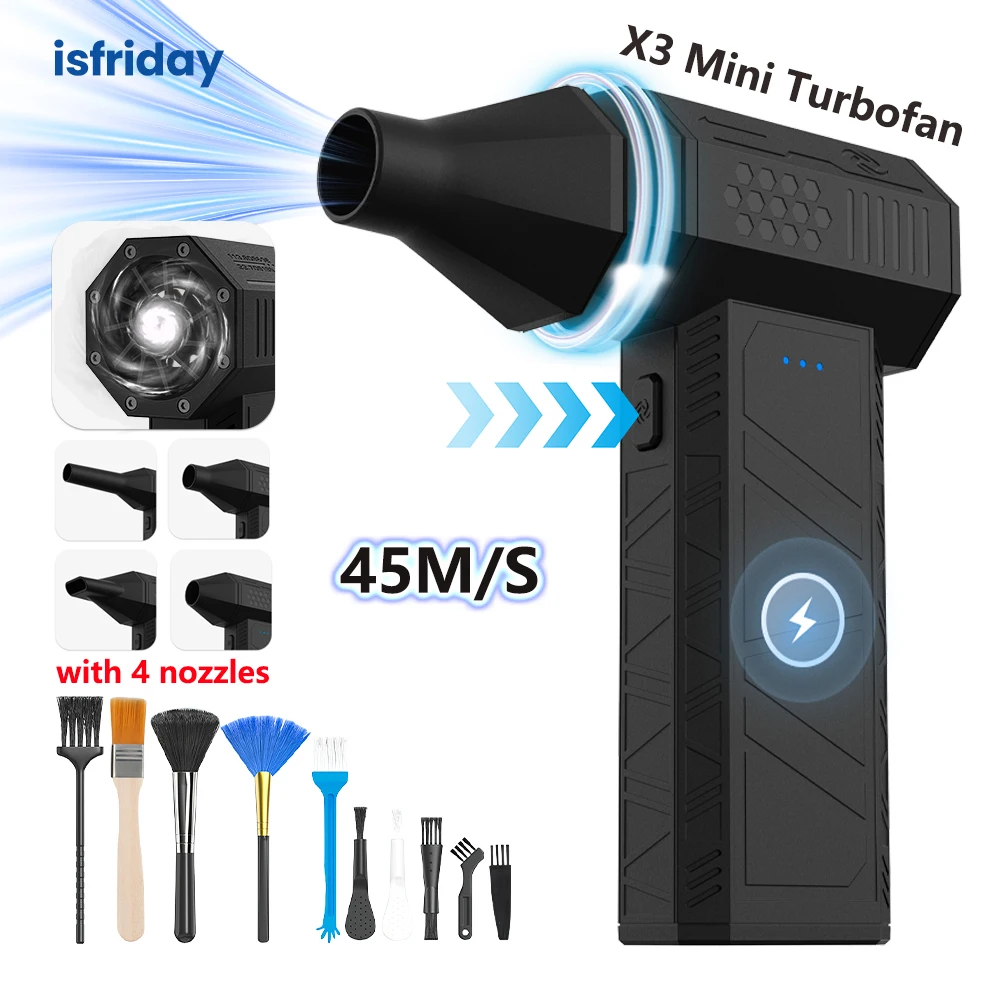 X3 Mini Air Blower with 4 Nozzles: The Real-World Performance of a ...