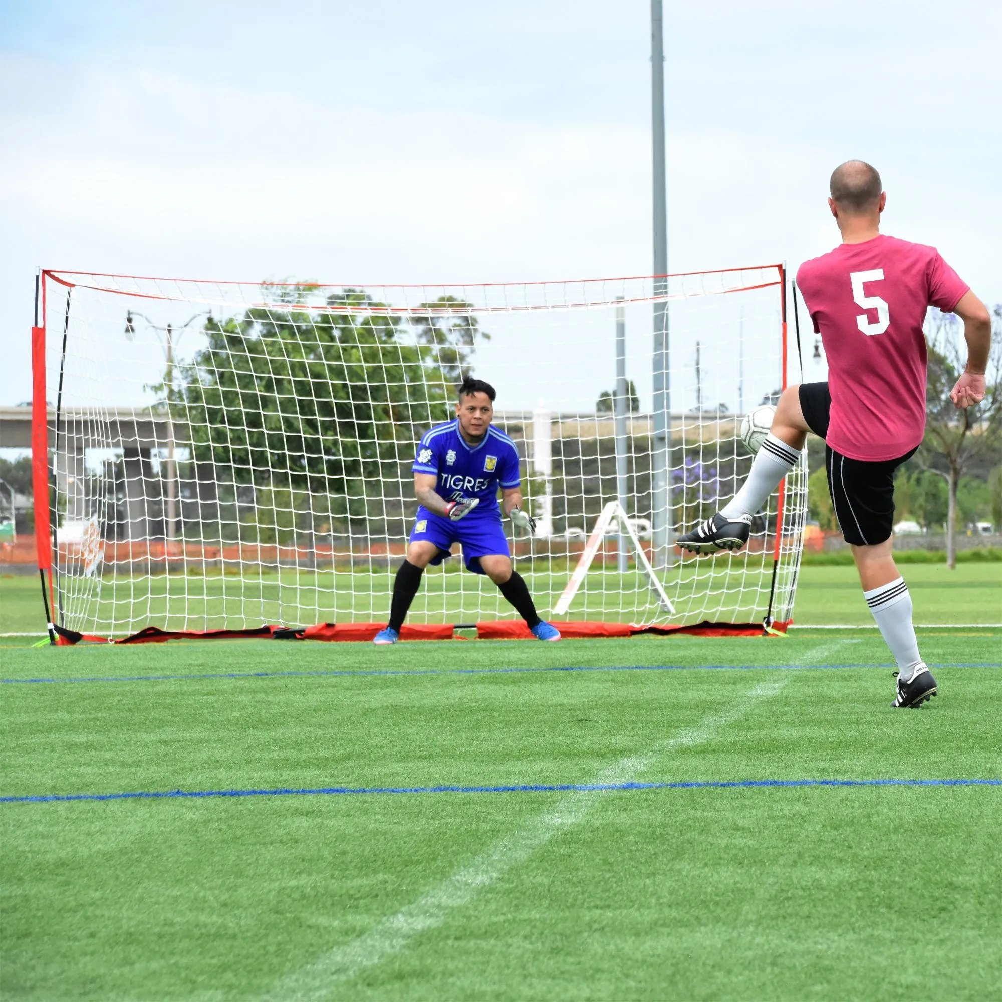 12X6X3-ft-Portable-Foldable-Soccer-Goal-with-Carry-Bag-Durable-Quick ...